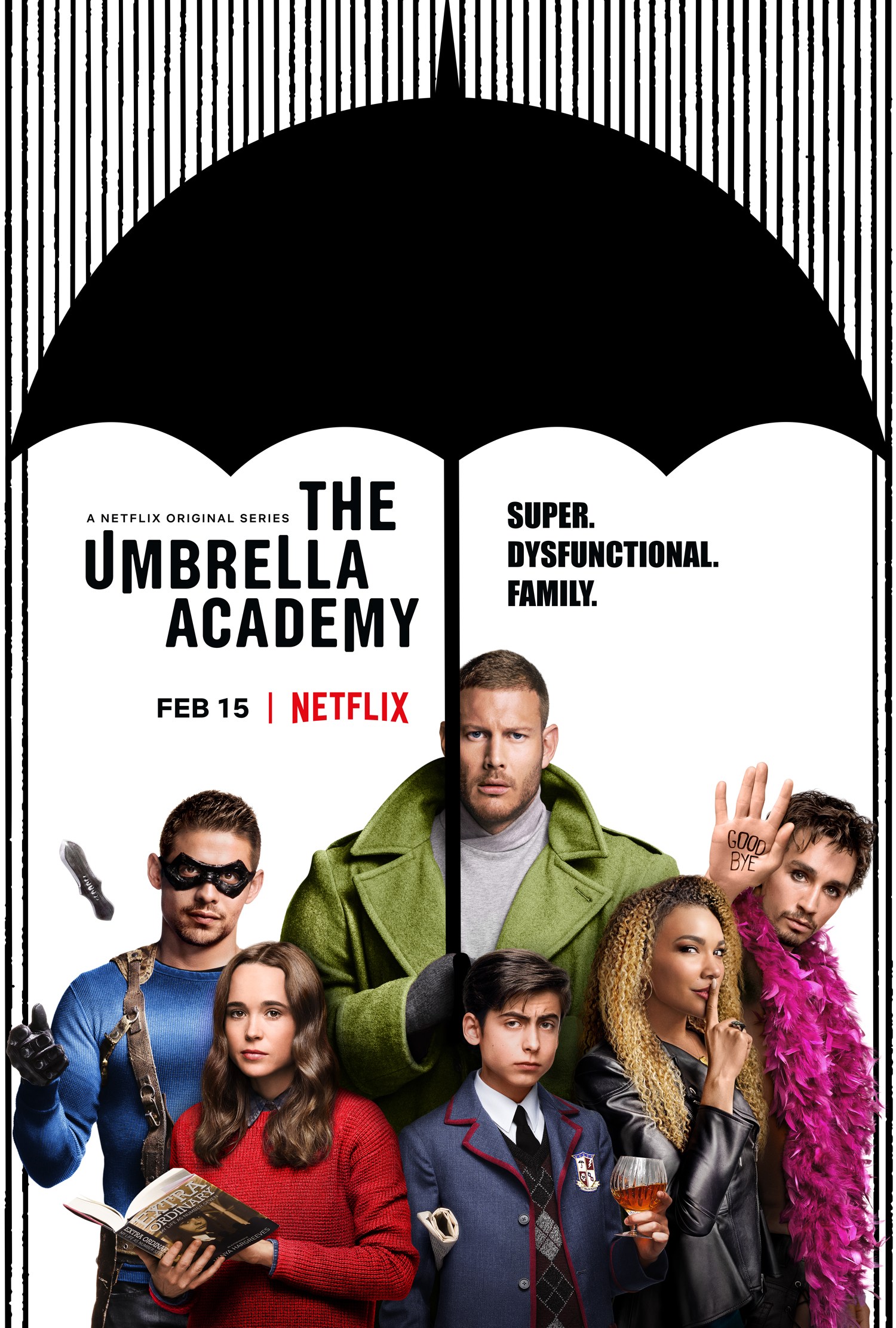 The Umbrella Academy: Live-Action Superhero Series Trailer and Poster ...