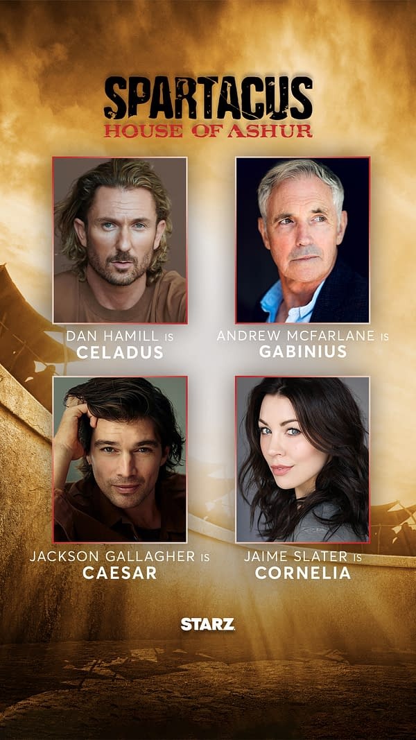 Spartacus: House of Ashur: Additional Casting Announced for Starz Spin ...